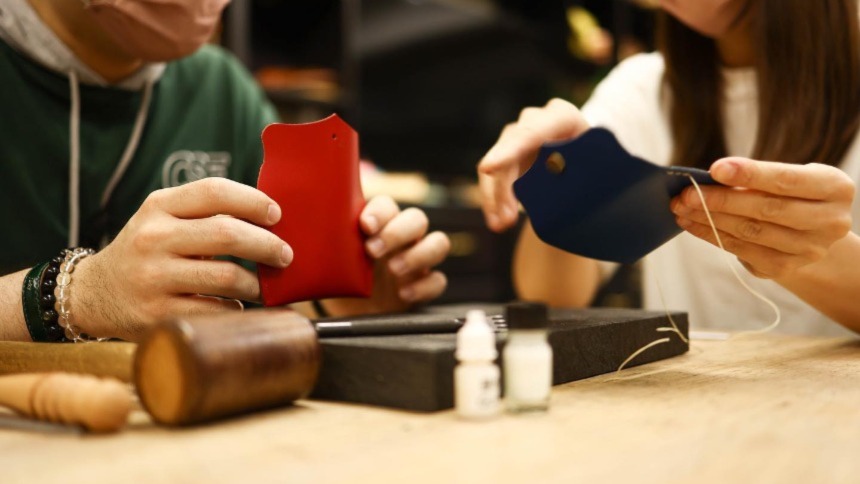 Leather making workshop